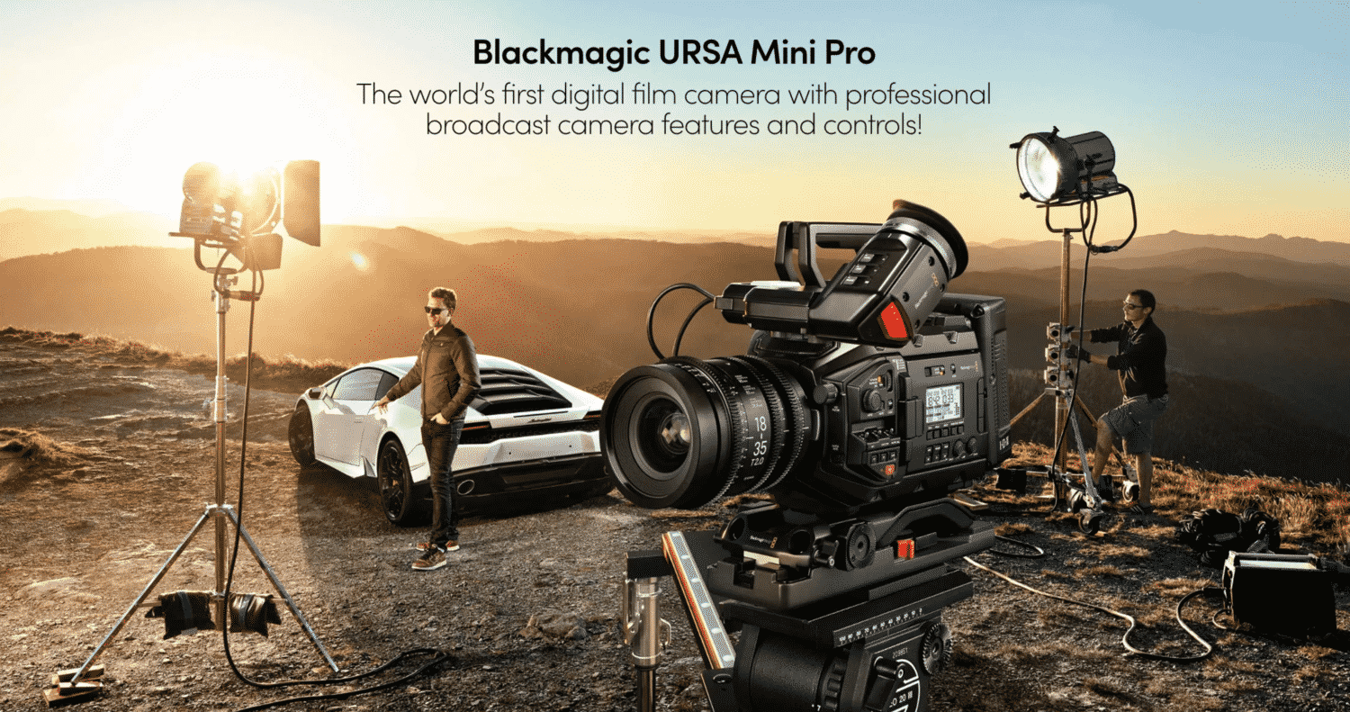 New Blackmagic URSA 4K caractéristiques techniques